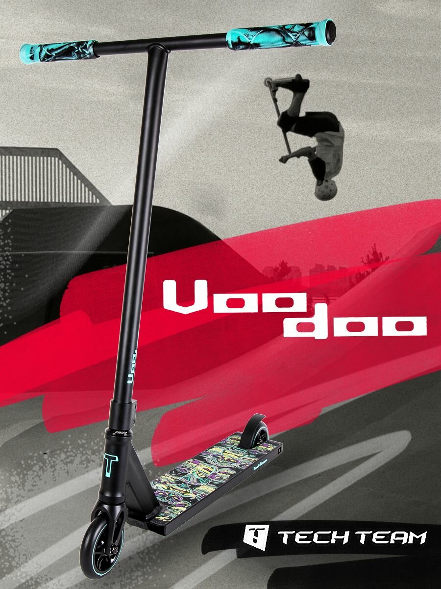 Самокат трюковой Tech Team Voodoo голубой