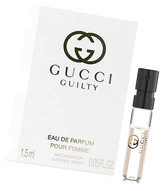 Парфюмерная вода для женщин Гуччи Гилти Пур Фам 1.5 мл миниатюра - Gucci Guilty Pour Femme