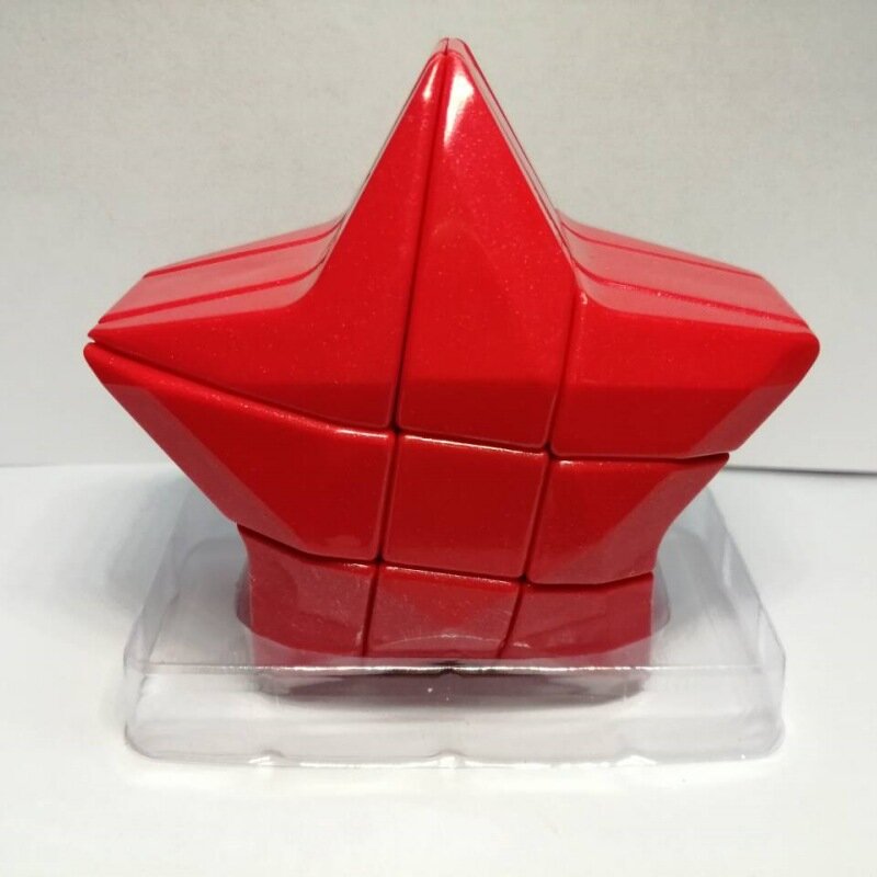 Головоломка магический куб 3x3, красный