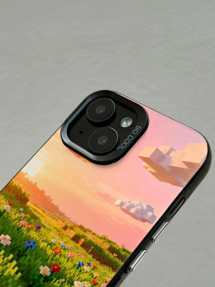 Чехол на iPhone 14 Plus minecraft — фото 1