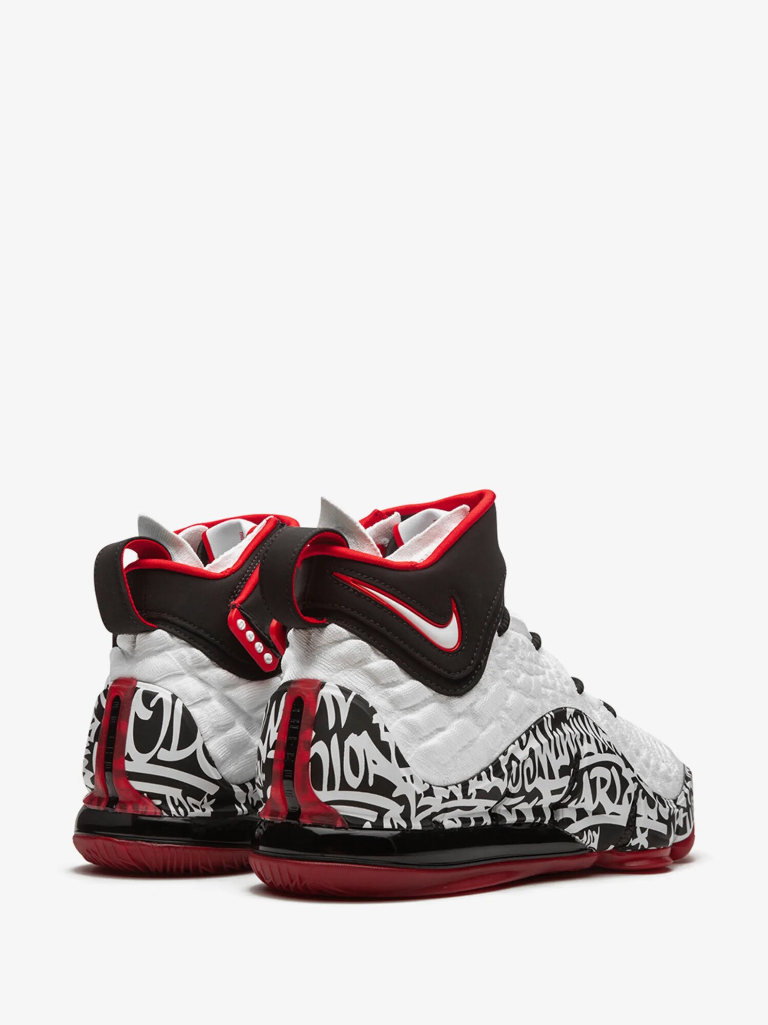 Кроссовки NIKE Lebron 17 'Graffiti', размер 8 US, бежевый/белый — фото 1