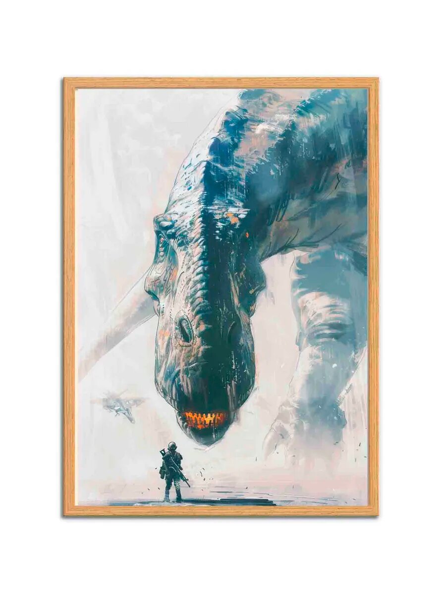 Животное-пилот брахиозавра 2, Плакат 30x42см