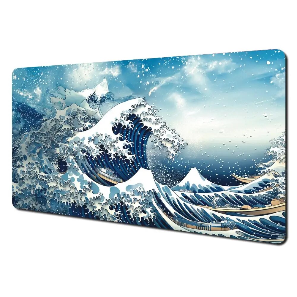Mairuige большой коврик для мыши резиновый Синий, 800x300x2mm, BLACK1