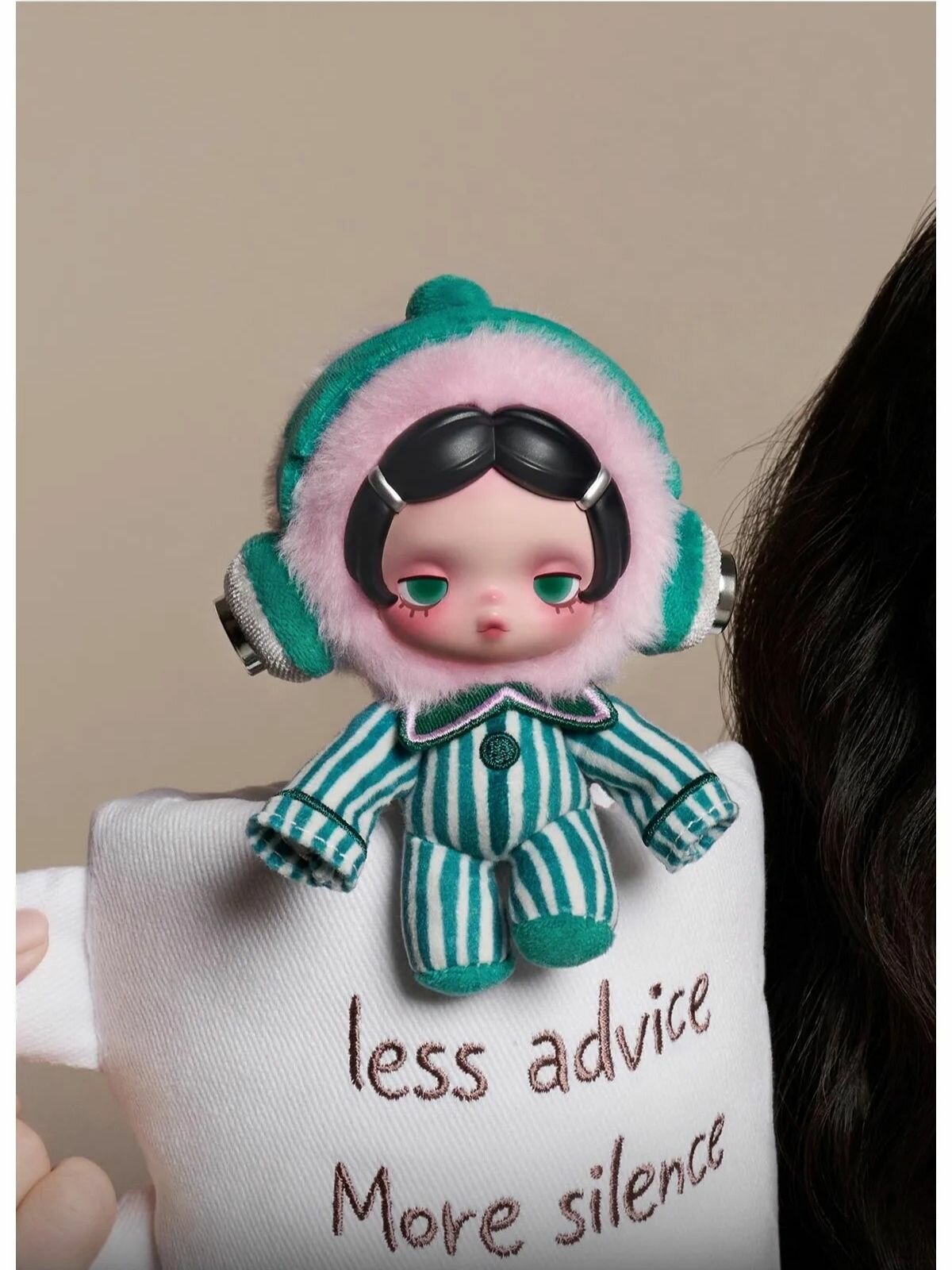 Коллекционный бокс-сюрприз с подтверждённым дизайном POP MART SKULLPANDA Off Mode Series Plush Doll Pendant