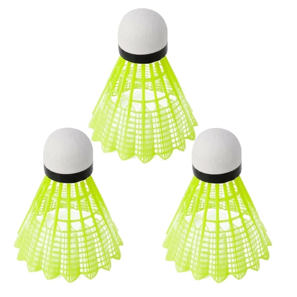 Нейлоновые воланы для бадминтона Yonex 3 шт yellow-3Pcs