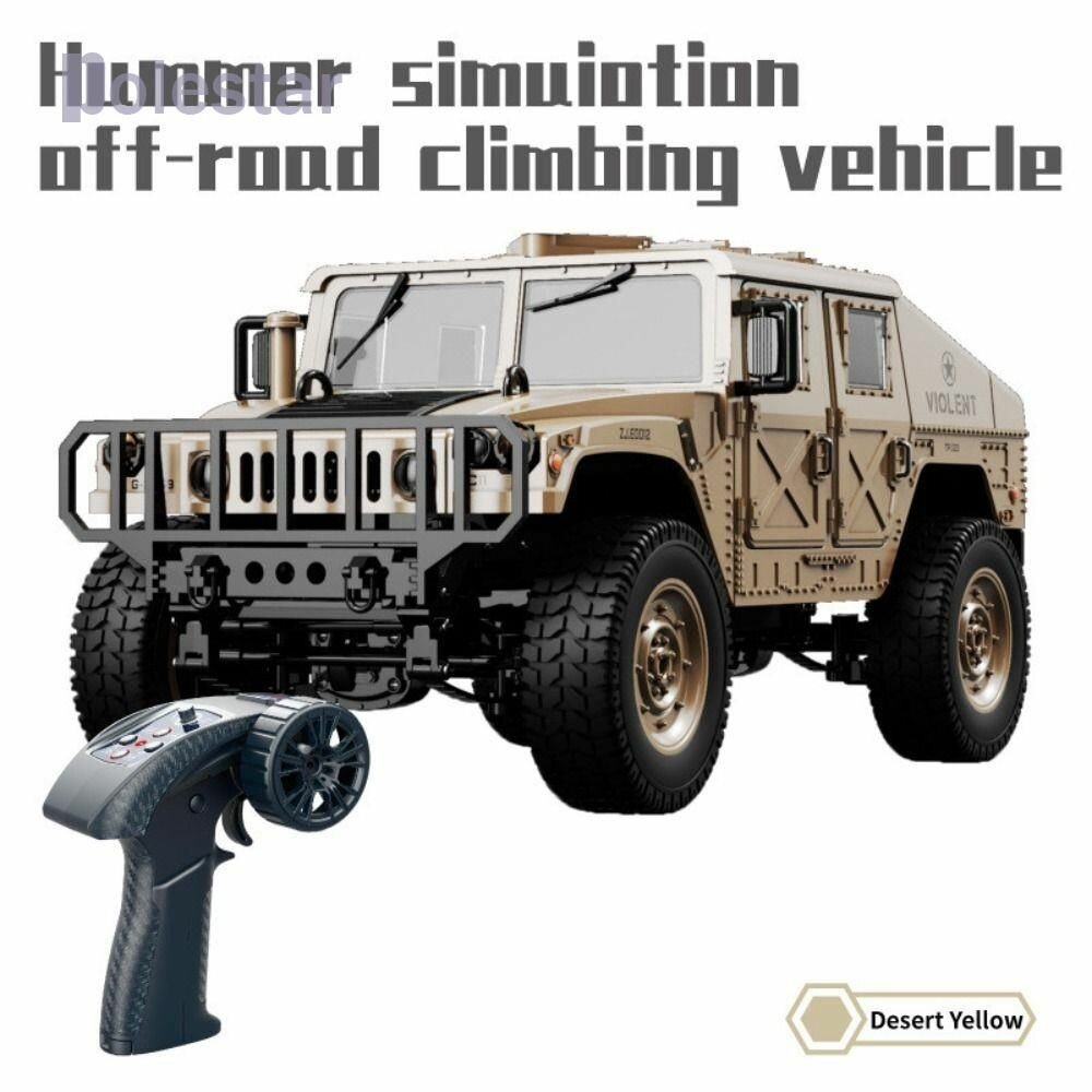 Военный Джип JJRC C8835 Hummer Military Jeep - Полномасштабная 4WD Радиоуправляемая Модель Внедорожного Гусеничного Вездехода 2,4G