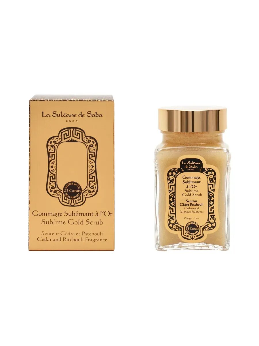 Скраб для лица c ароматом кедра и пачулей (100ml) La Sultane de Saba