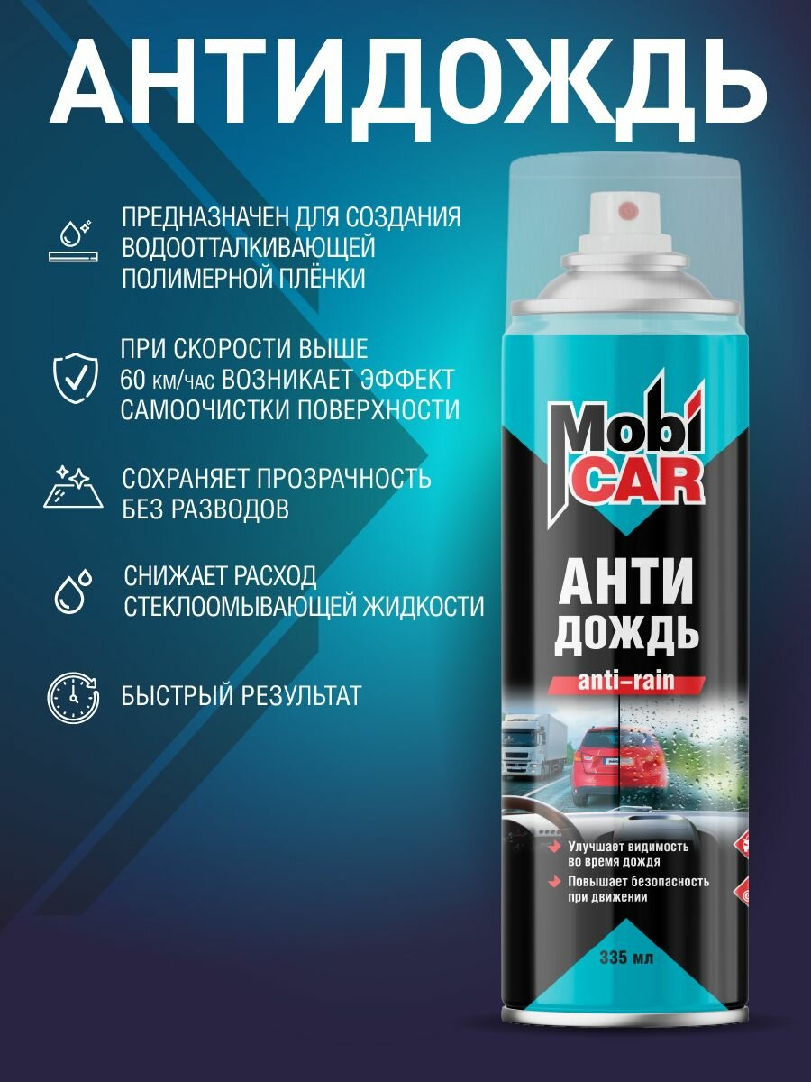 Антидождь MobiCAR 335мл — фото 1