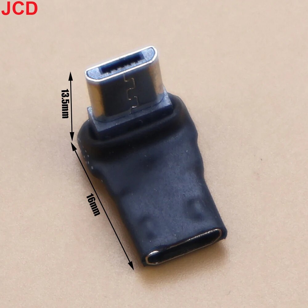 JCD адаптер Micro 5pin Female на Micro USB Male Черный, down
