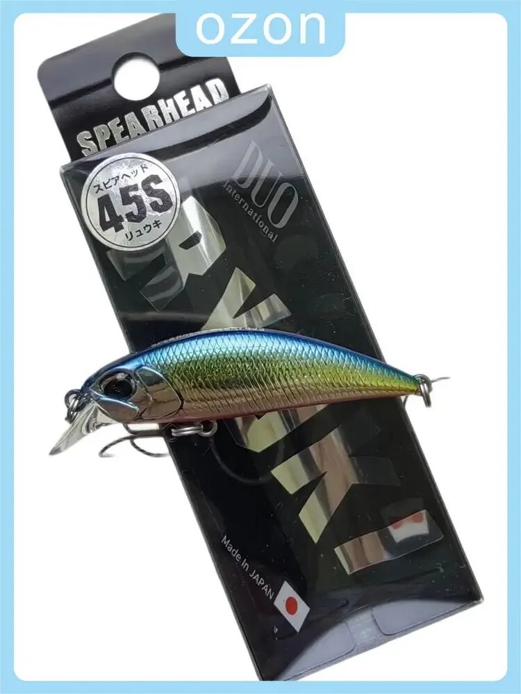 Воблер DUO Spearhead Ryuki 45S Вес 4 g Цвет #SMA4083 Blue Back RB II #форель