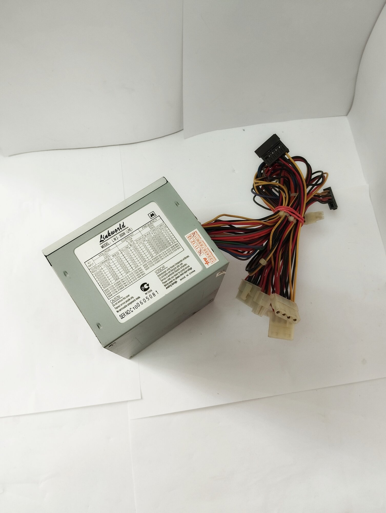 Блок питания LinkWorld LW2-350W 24+4pin