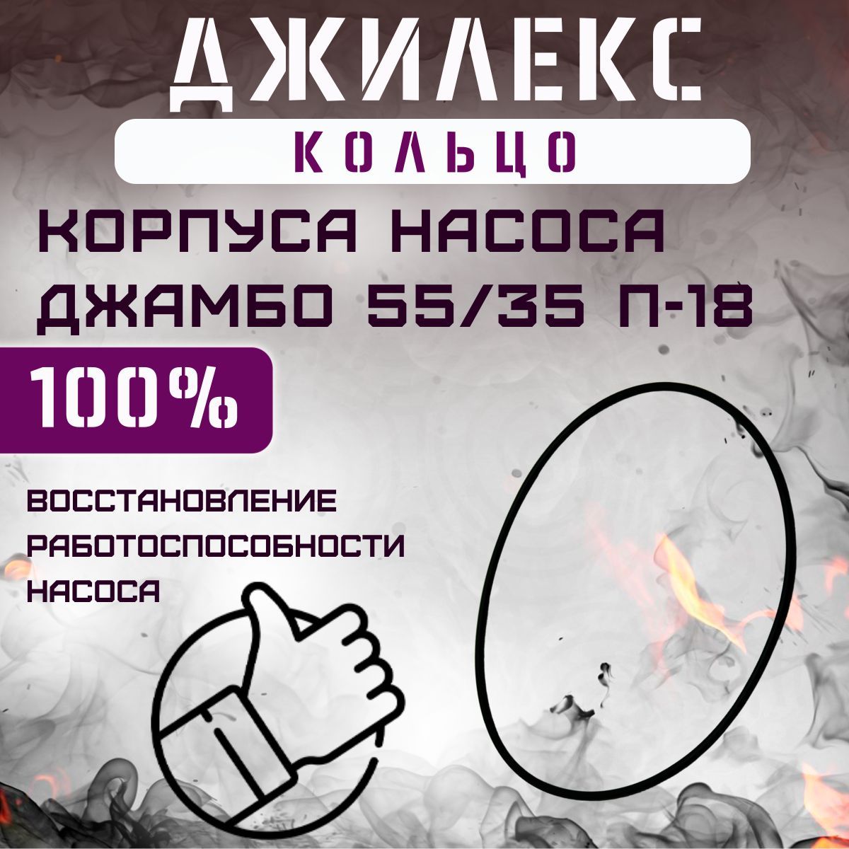 Кольцо корпуса насоса для насосной станции Джилекс Джамбо 55/35 П-18 (kolcokorp5535P18)