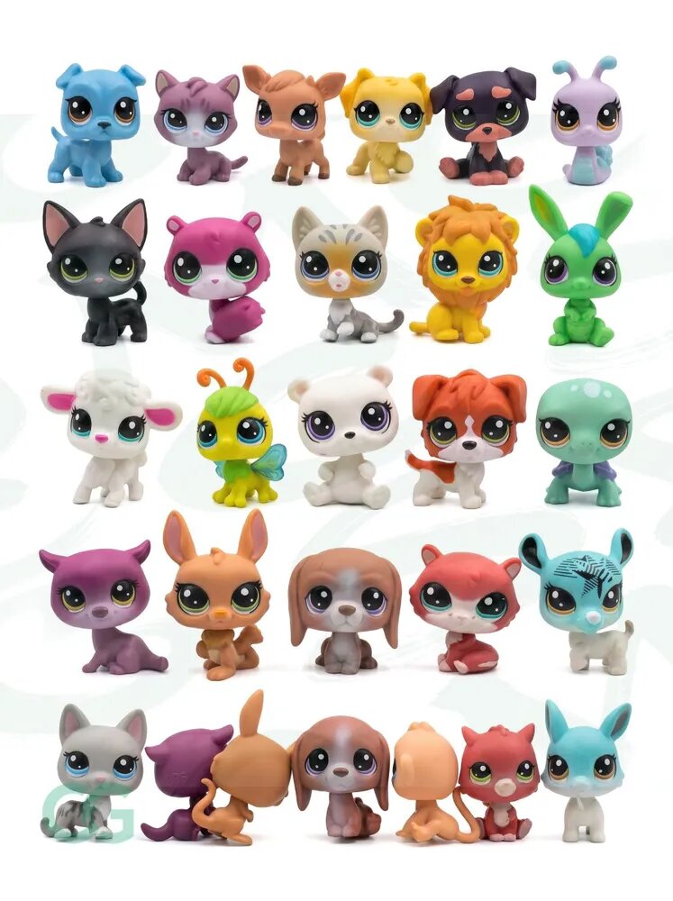 LPS Pet shop picture набор из 10 предметов #010