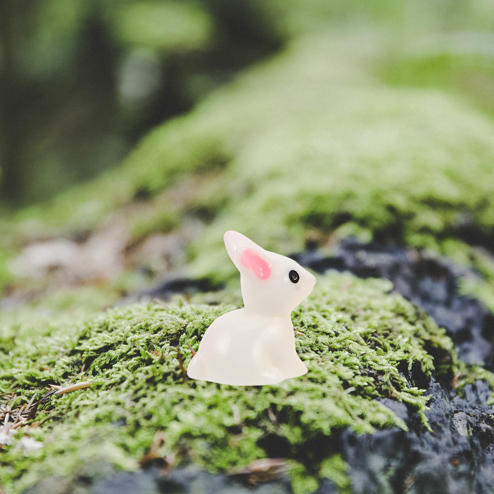80 Штук Милые Мини Кролики Из Резины Для Украшения Сада На Пасху Гlowing Mini Rabbit 2.00X2.00X1.50Cm