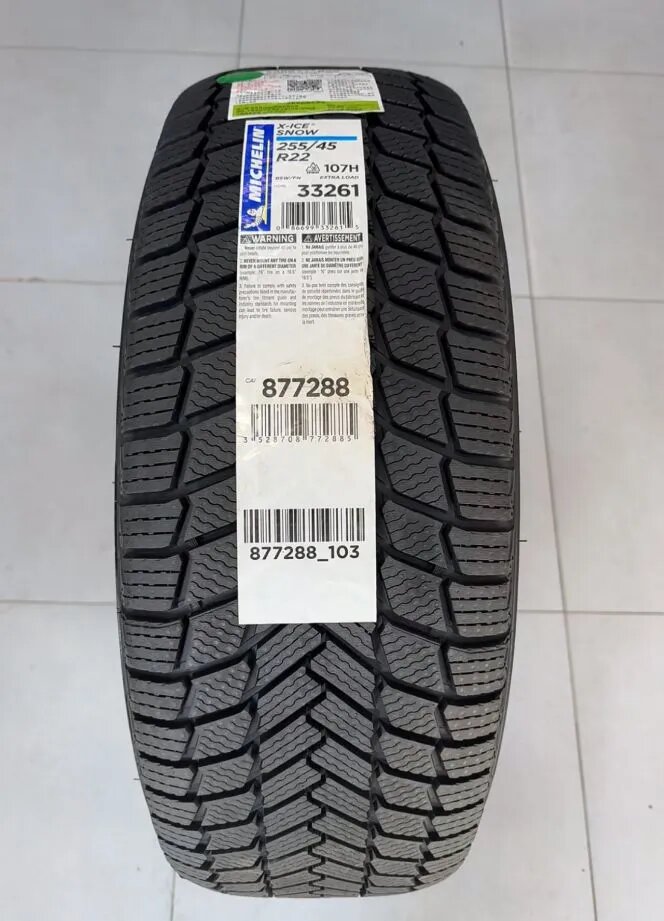 MICHELIN Новые зимние снежные шины Michelin 255 / 45R22 107H оригинальные Rolls - Royce Kurinan / Audi Шины зимние 255/45 R1/2 107H Нешипованные