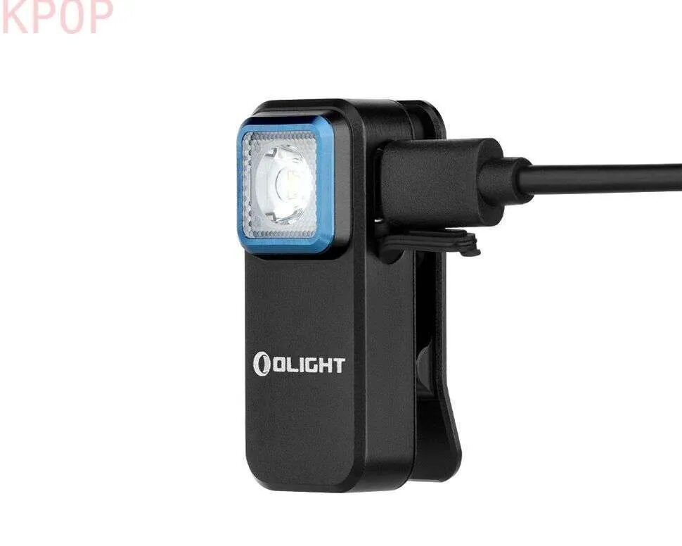 Olight Oclip ручной фонарь с прищепкой для зажима, черный, светодиодный — фото 1