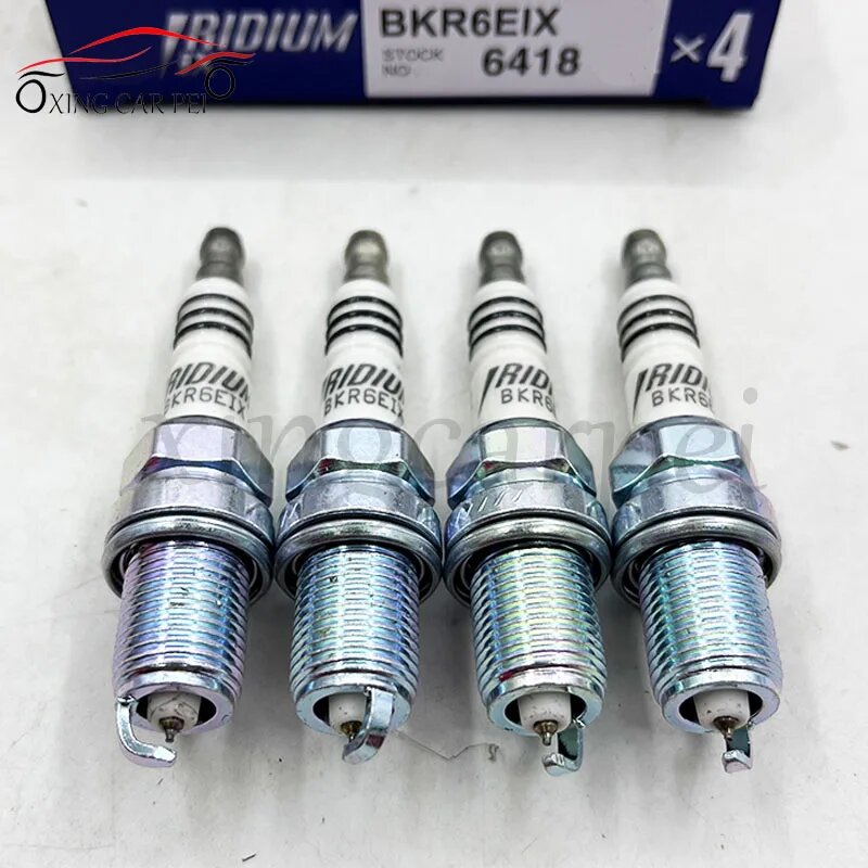 Новые 4 шт. BKR6EIX 6418 IRIDIUM свечи зажигания для Audi, BMW, Suzuki, Volvo, Porsche BKR6EIX-6418