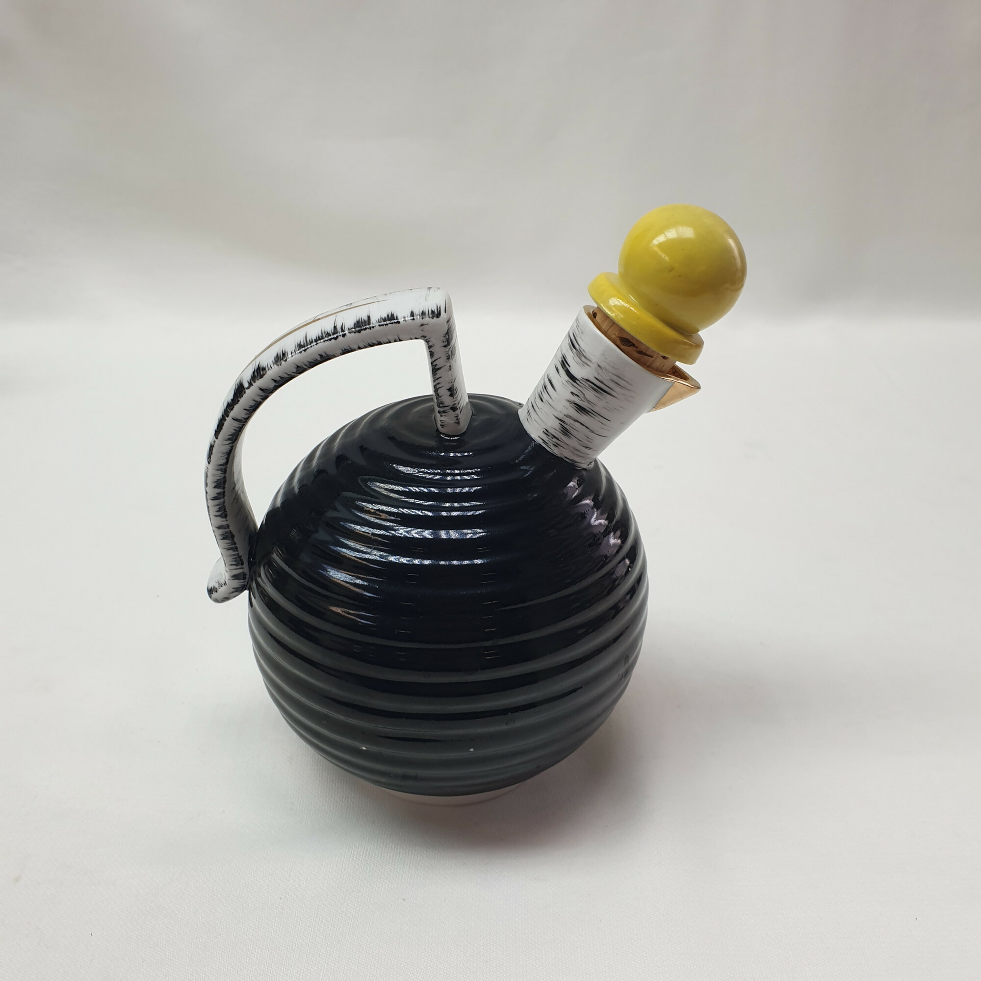 Винтажный кувшин графин 750 мл, деколь, позолота. Германия ГДР период СССР