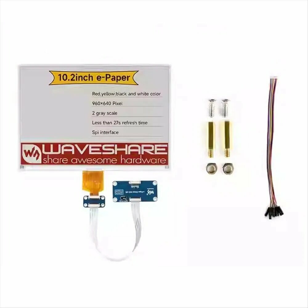 10,2-дюймовый дисплей E-Paper (G) E-Ink для Nano/Audio/ESP32 960x640 B