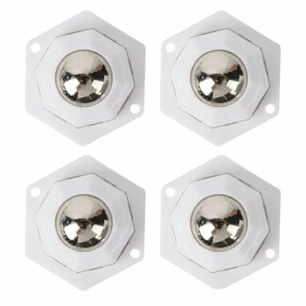 Шариковые самоклеящиеся колеса для мебели, 4 шт, универсальные, с защитой от царапин, для стульев, столов и шкафов