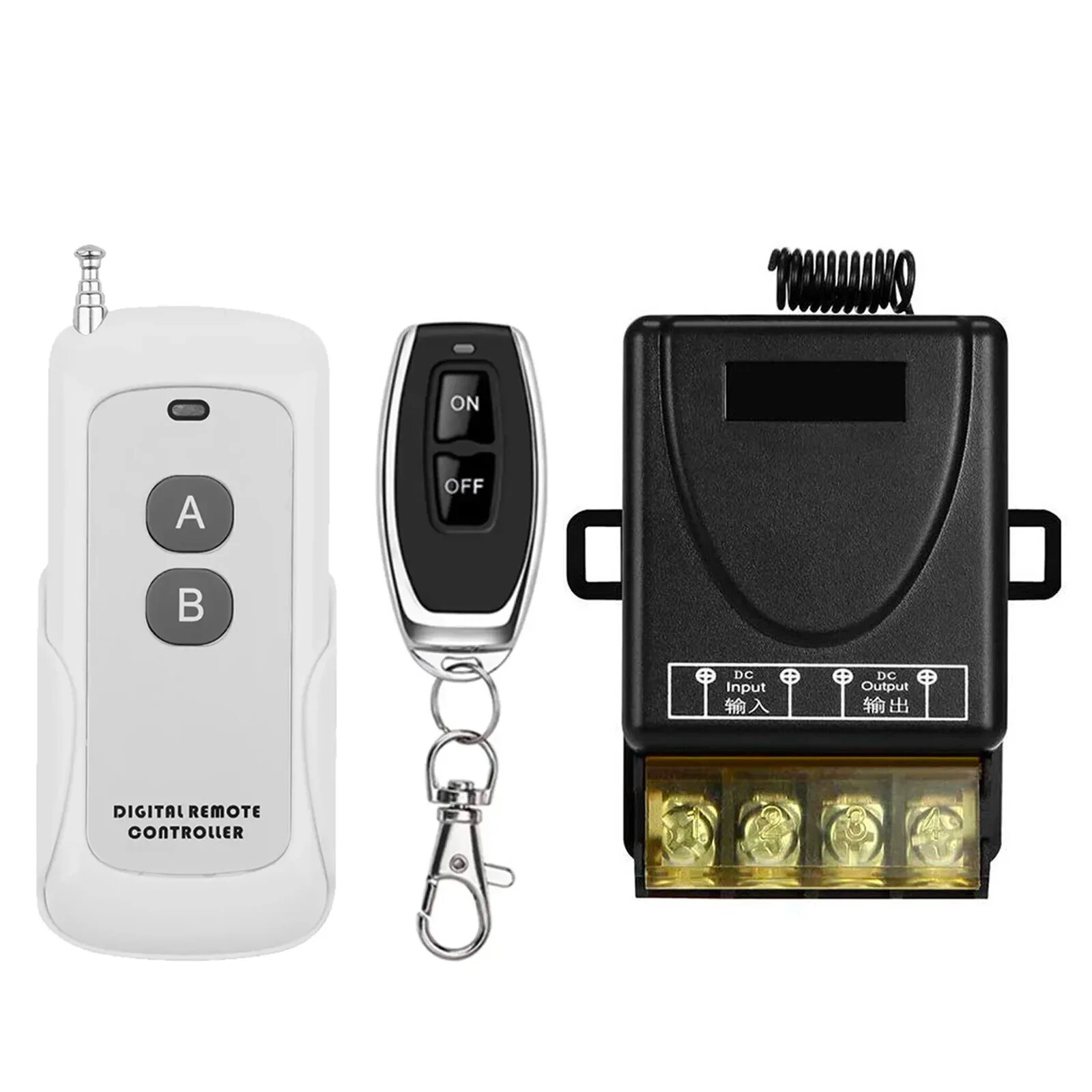 Беспроводной реле-переключатель Electop 30А, 2 Remote, 1 Receiver