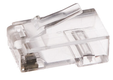 Cablexpert Вилка RJ-45 8P8C универсал кат5e со вставкой контакты 30мкр 100 PLUG5UP-INSERT