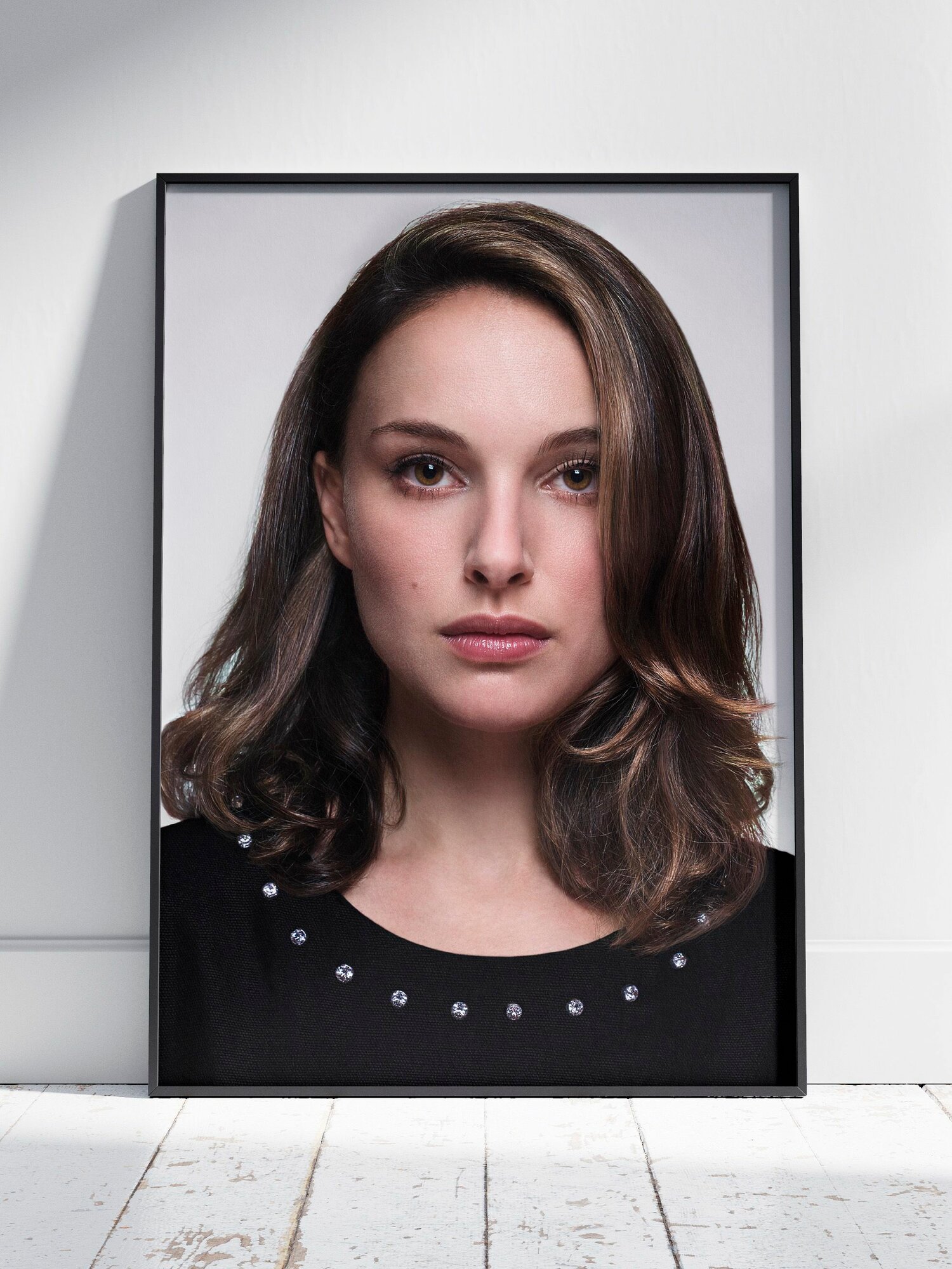 Плакат на стену для интерьера Натали Портман (Natalie Portman 37) - Постер по актеру фильма, кино, сериала формата A4 (21x30 см)