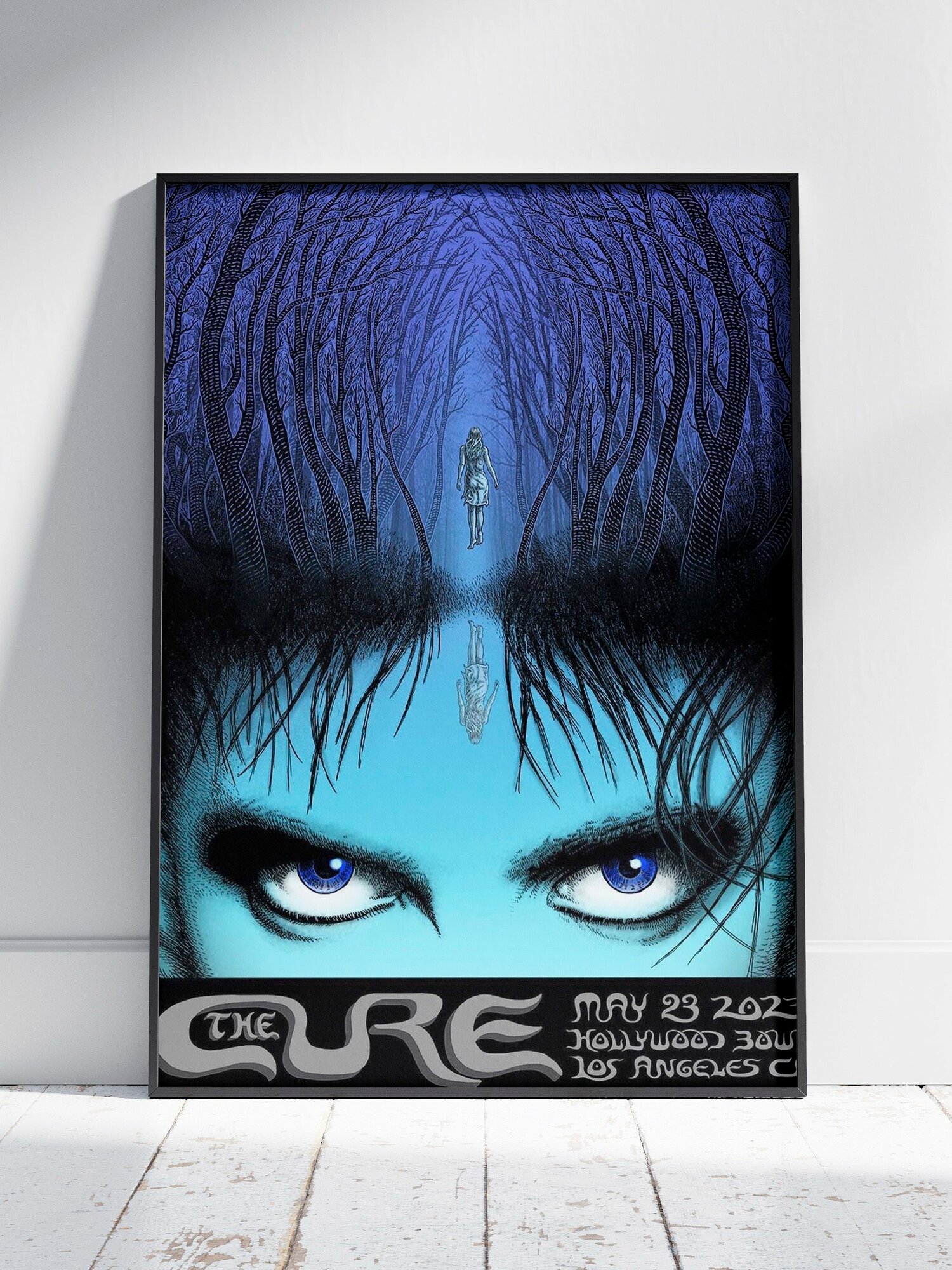 Плакат на стену для интерьера Кьюр (The Cure 18) - Постер по музыке и артисту формата A4 (21x30 см)