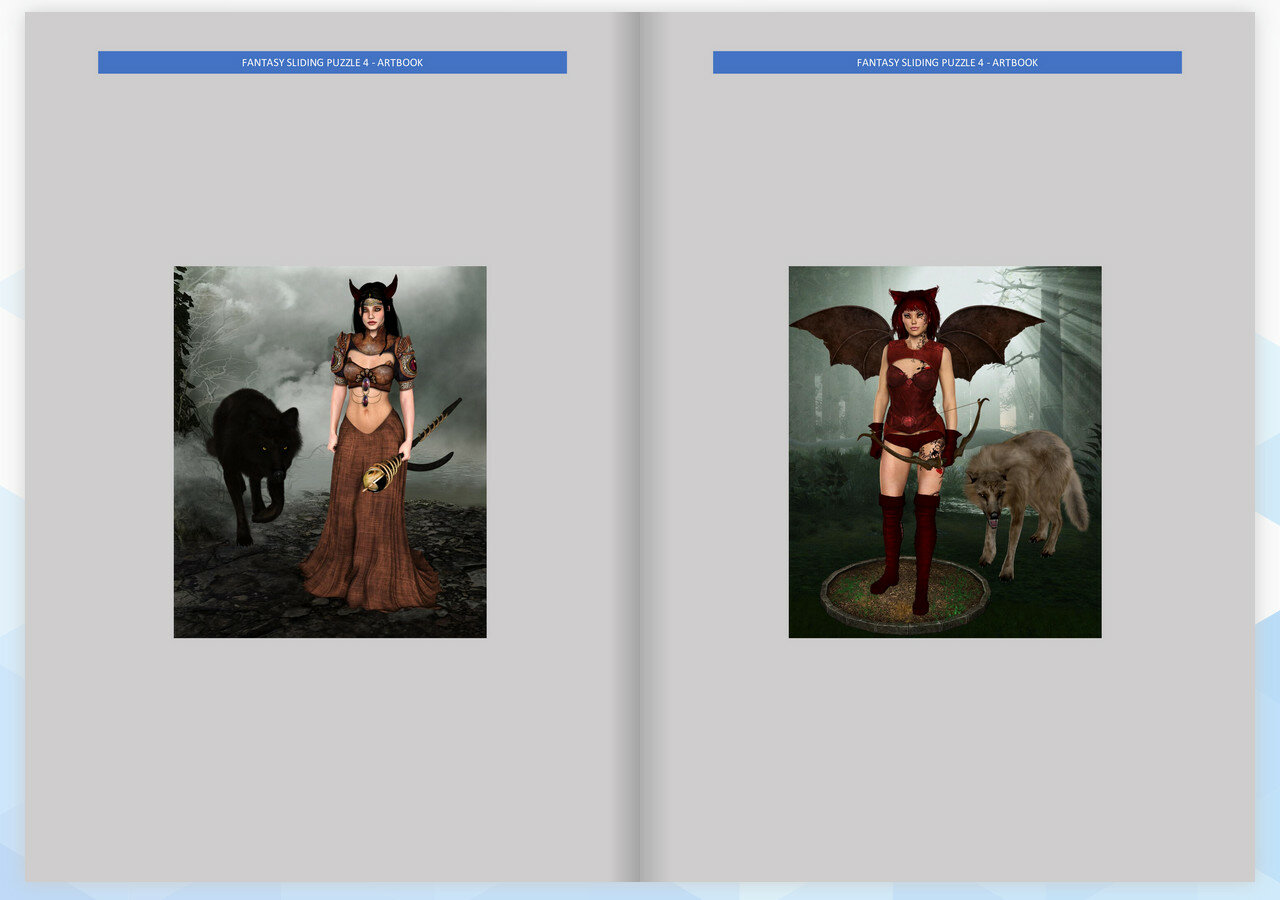 Fantasy Sliding Puzzle 4 - ArtBook DLC Steam Ключ • Активация Steam