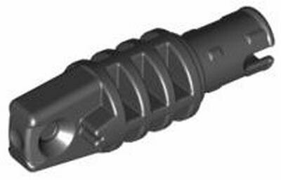 Деталь Lego 41532 Hinge Cylinder 1 x 3 Locking with 1 Finger and Pin with Round Hole and Friction Ridges on Ends