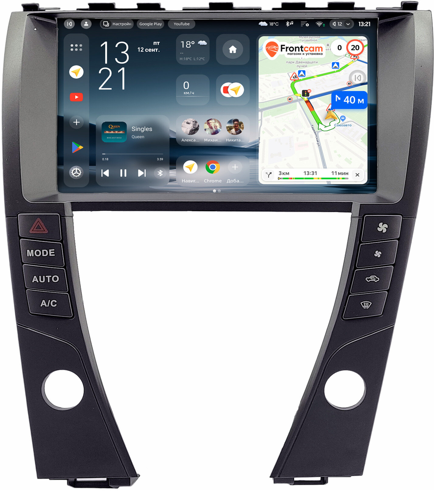 Штатная магнитола Lexus ES 5 2006-2012 (Тип AB) Teyes CC4L 6/64 9" RM-9-3257 Android 14 with DTS® Audio (4G-SIM, DSP IPS, AI)