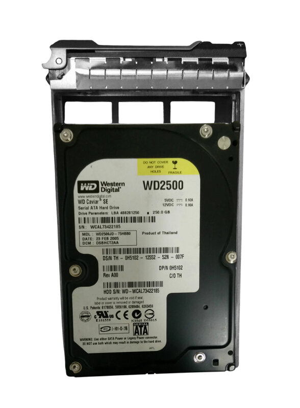 Жесткий диск Dell 250Gb 7200 SATA 3.5" HDD 0H5102