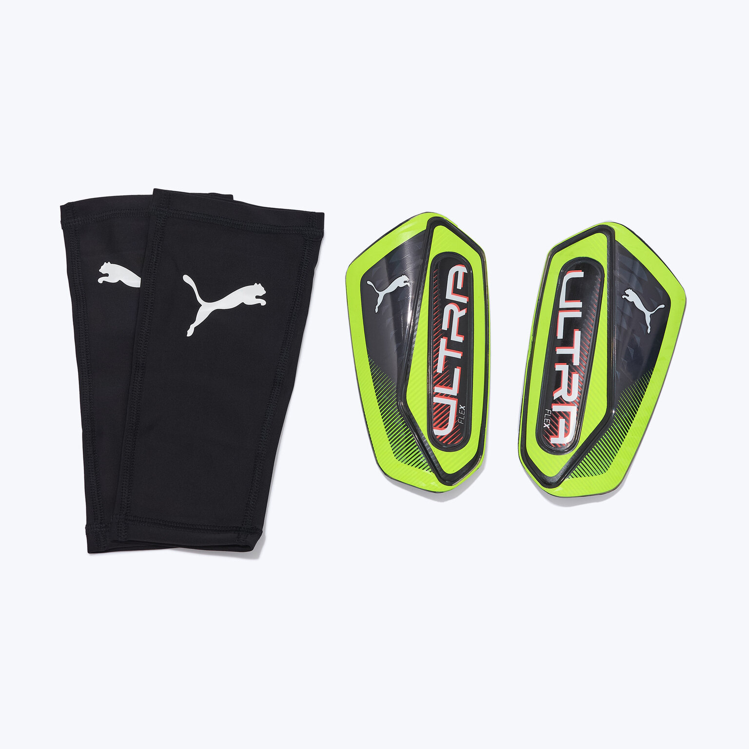 Щитки Puma Ultra Flex Sleeve 03098707, размер S (S Размер), Желтый - Черный