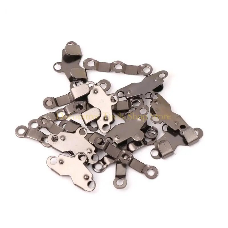 Крючки для брюк QX2E, 10 шт, цвет 8019Black
