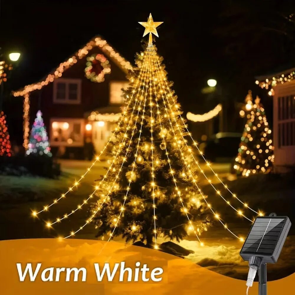 Солнечная гирлянда RTONTR, Warm White 2m