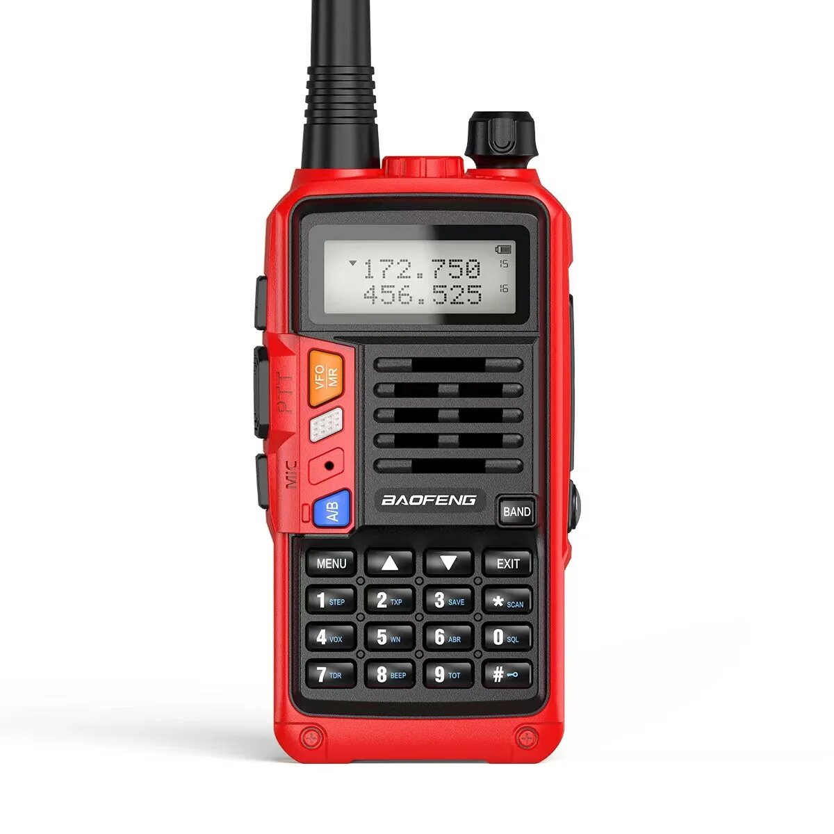 Рация Baofeng UV-S9 Plus двухдиапазонная Красный