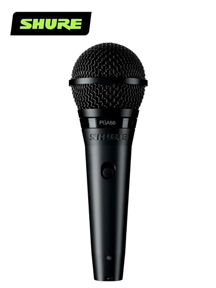 SHURE микрофон PGA58 динамический микрофон для вокала