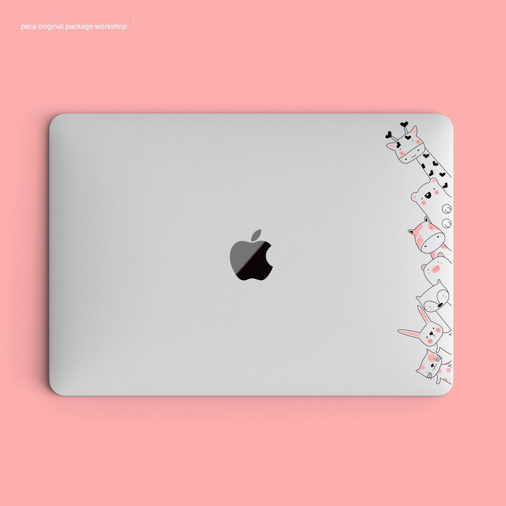 Совместимый с MacBook Air 13-дюймовым ноутбуком частичный стикер с дизайном Панорама, милый креативный декаль