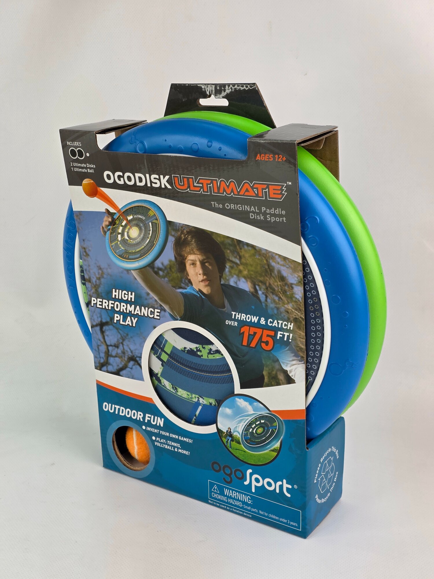 Игровой набор Огоспорт ogosport (Бадминтон + Фрисби), набор для бадминтона с мячиком Ultimate
