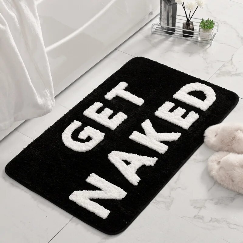 Коврик для ванной Get Naked 40x60 см, черный