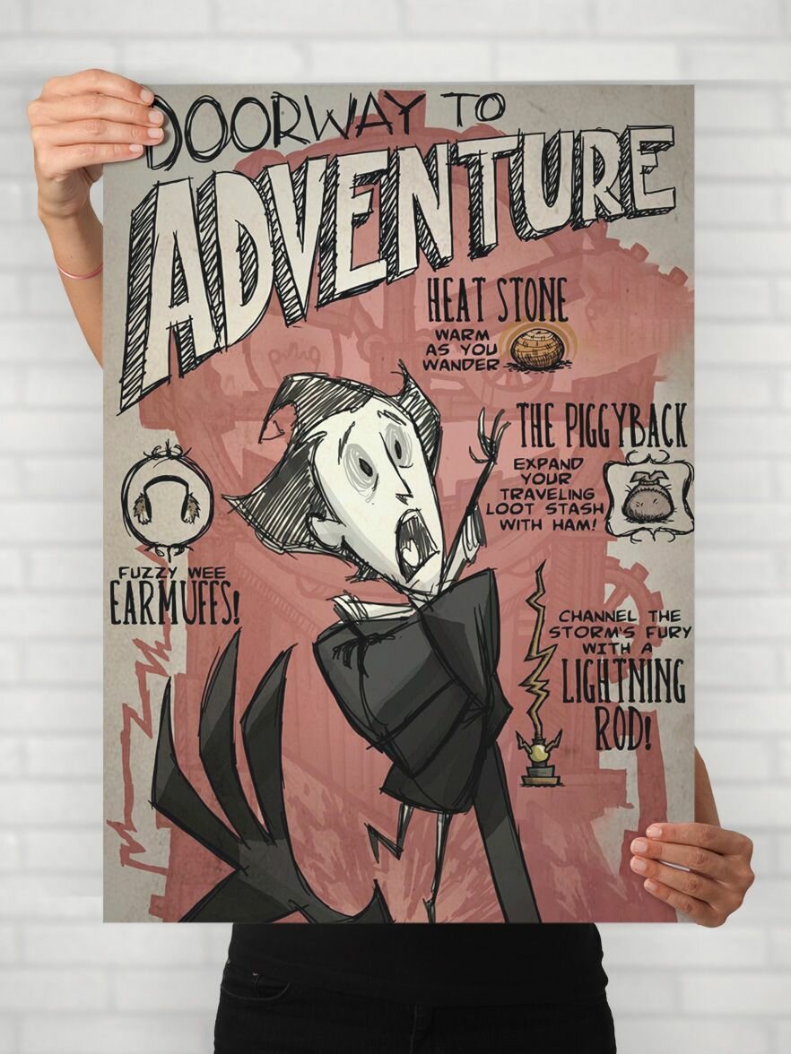 Плакат на стену для интерьера Донт Старв (Dont Starve 8) - Постер по игре формата A1 (61x84 см)