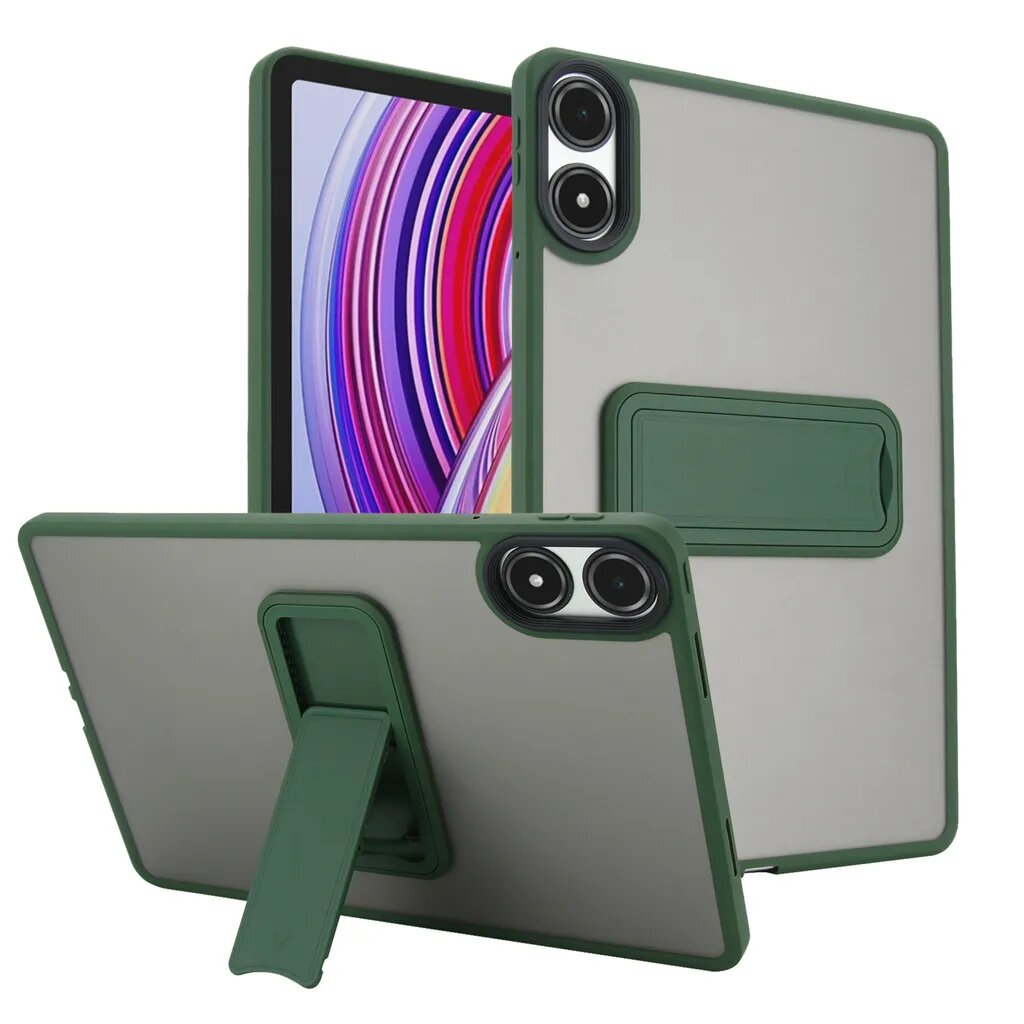 Чехол-подставка для Xiaomi Poco Pad M1, Redmi K Pad 2 Pro, темно-зеленый