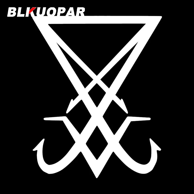 Наклейки BLKUOPAR: Библия, Иисус, Люцифер, Сатана, Ангел, Демон, Религиозные Черный, white, 25cm