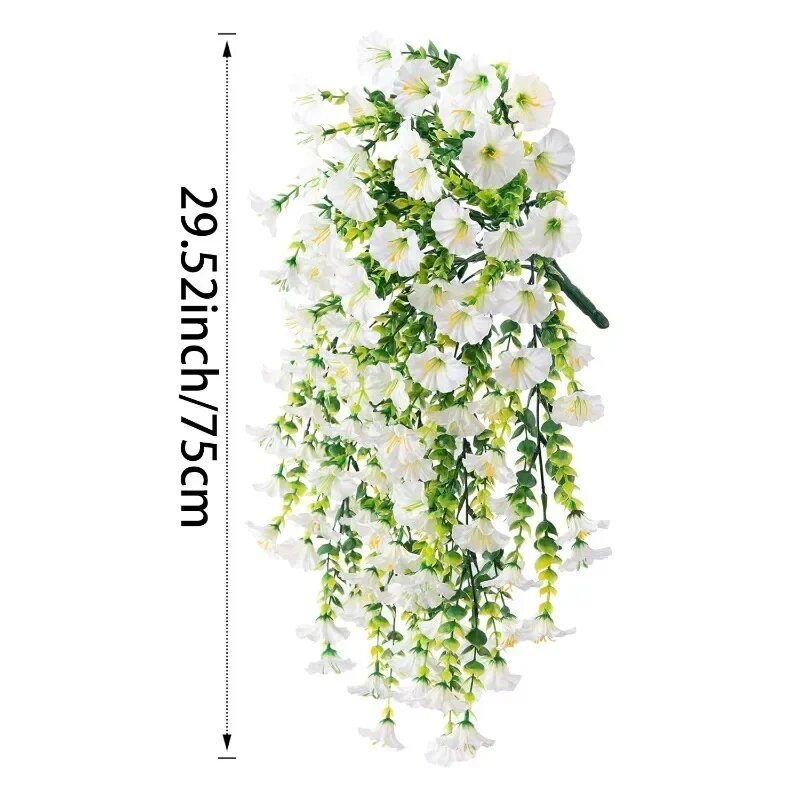 Искусственные подвесные цветы «Утренняя слава» Белый, 1pcs, white