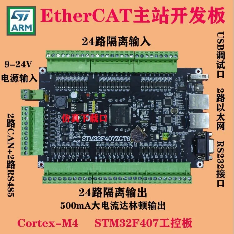 EtherCAT Master Development Board STM32F407 Cortex-M4