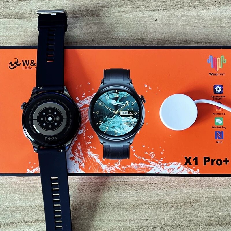 Оригинальный зарядный кабель W&O X1Pro+ для умных часов, белый - подходит к серии W&O часов