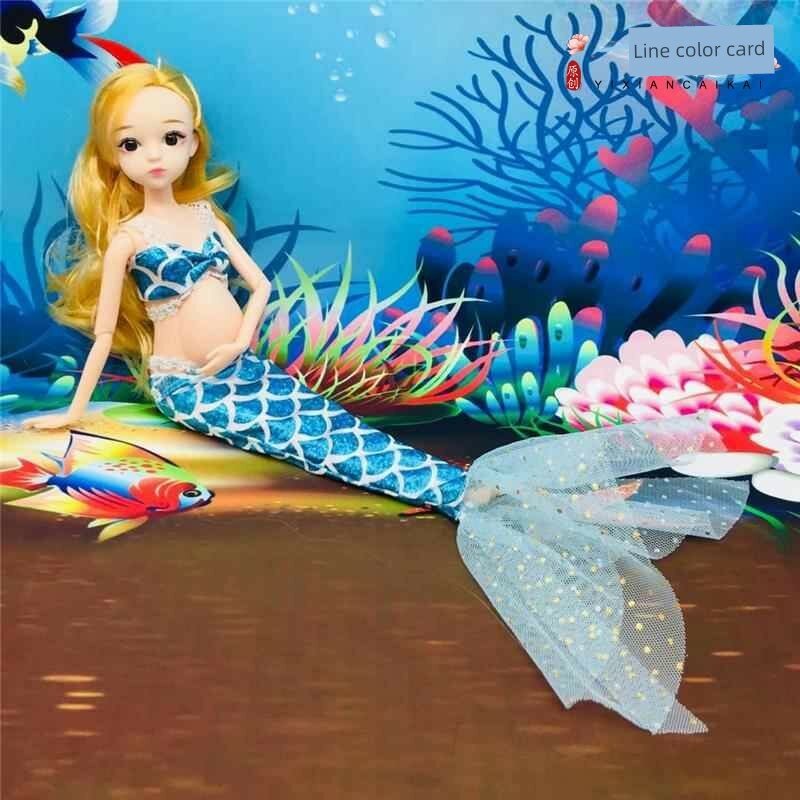 Мермаид-кукла с большими животом, дизайн код 6, игровой комплект для детей, безопасная