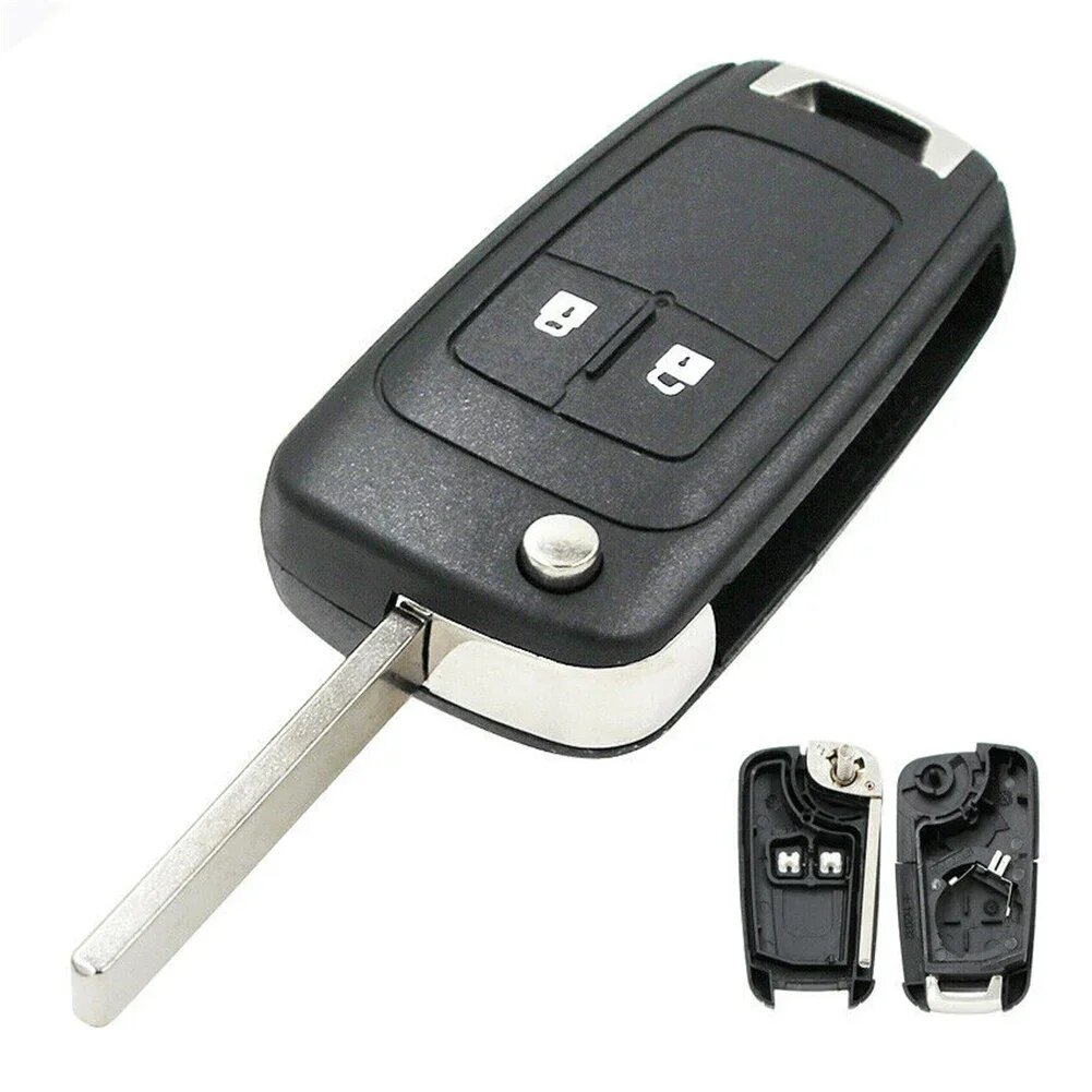 2-кнопочный складной ключ, сменный складной ключ для Opel Astra J Corsa E для Opel Mokka 2013-2016 Zafira C 2012-2016, новый
