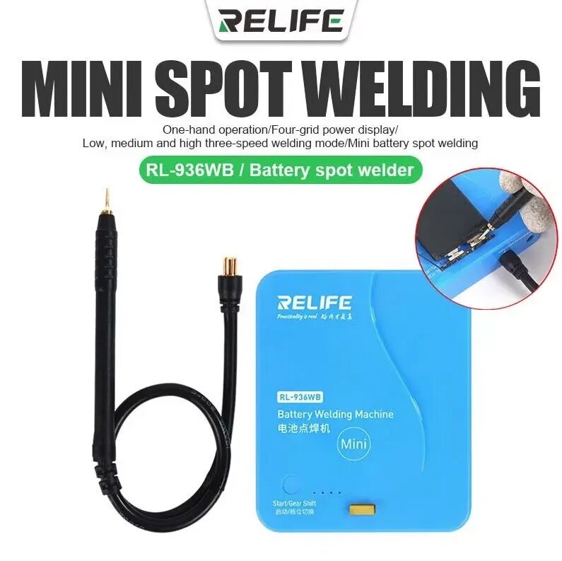 RELIFE RL-936WB Mini портативный аппарат для точечной сварки батарей