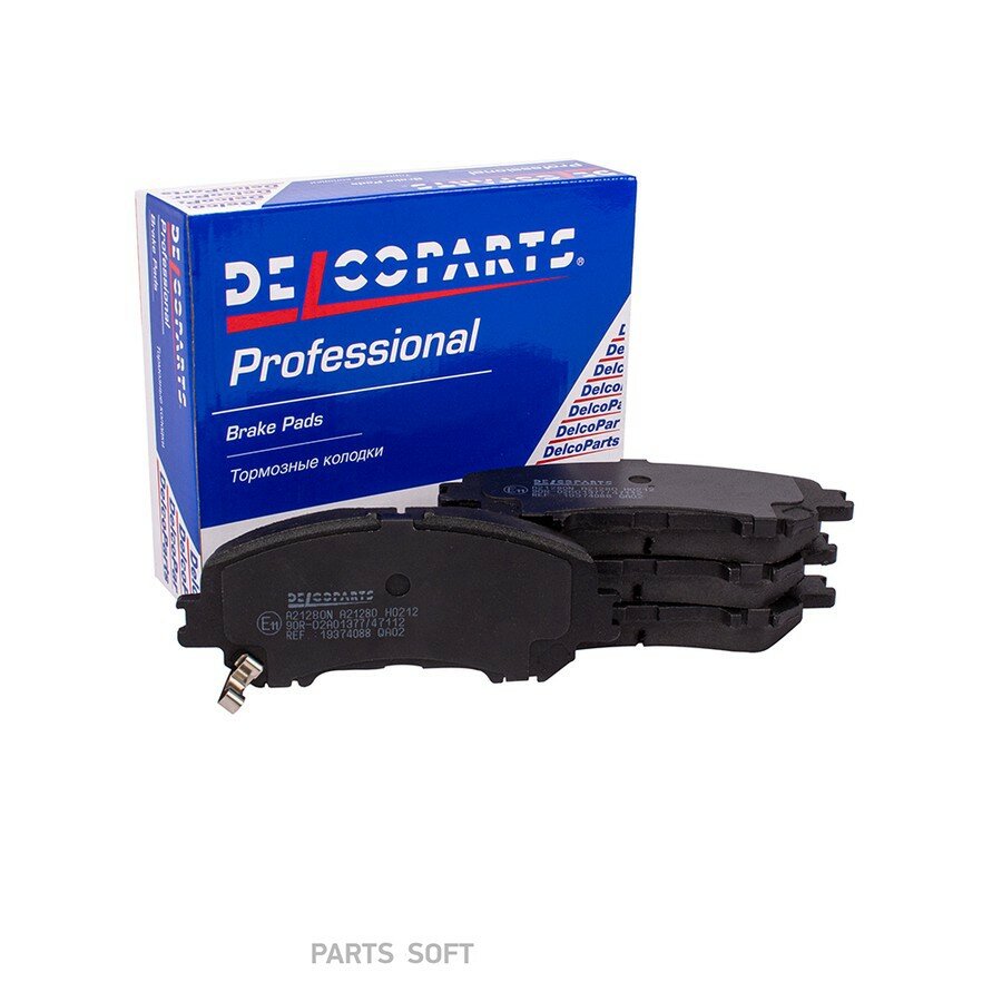 Колодки тормозные NISSAN QASHQAI 14- передние DELCOPARTS 19374088